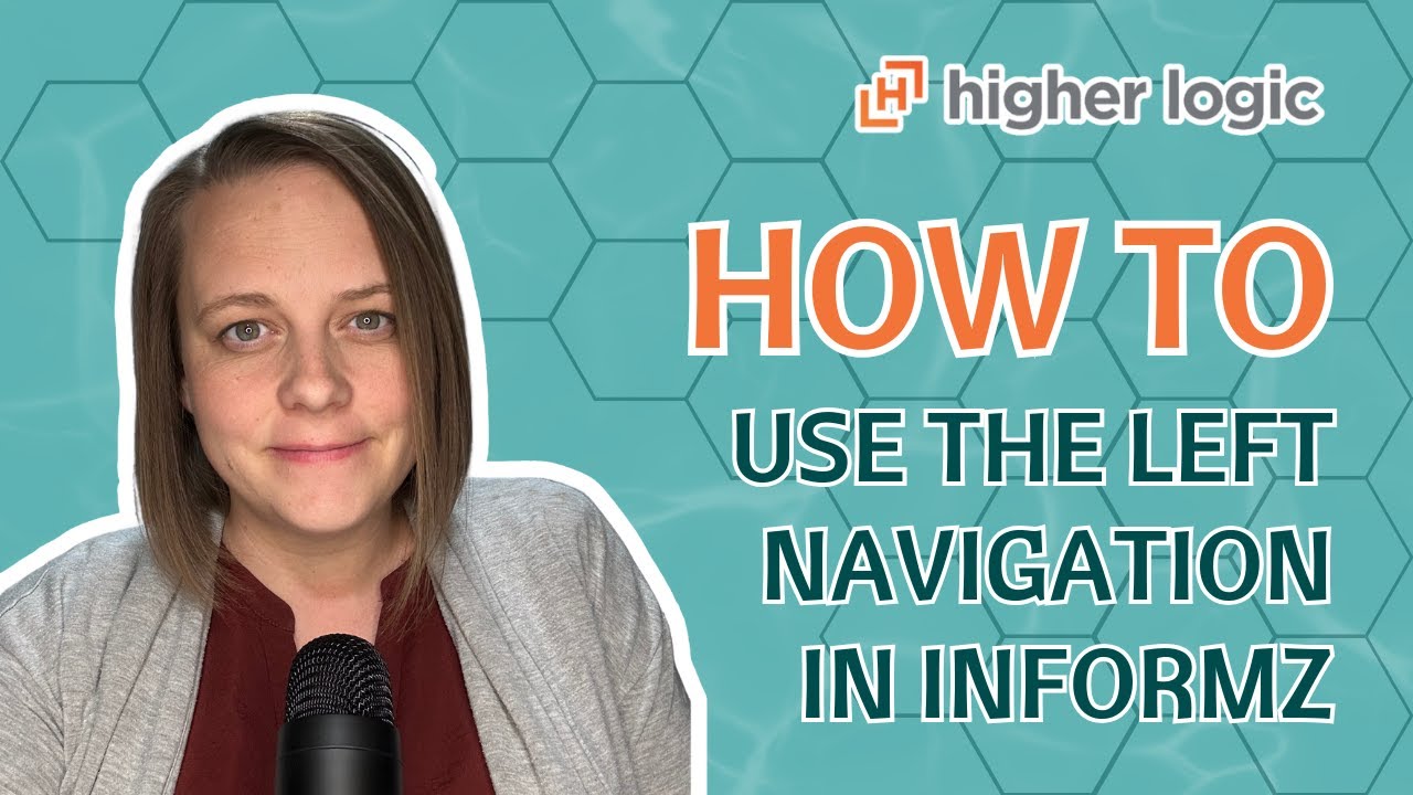 Informz Left Navigation Walk Through - YouTube