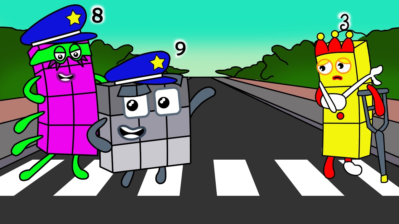 Numberblocks 3 injured police try to help - Numberblocks Fanmade ...