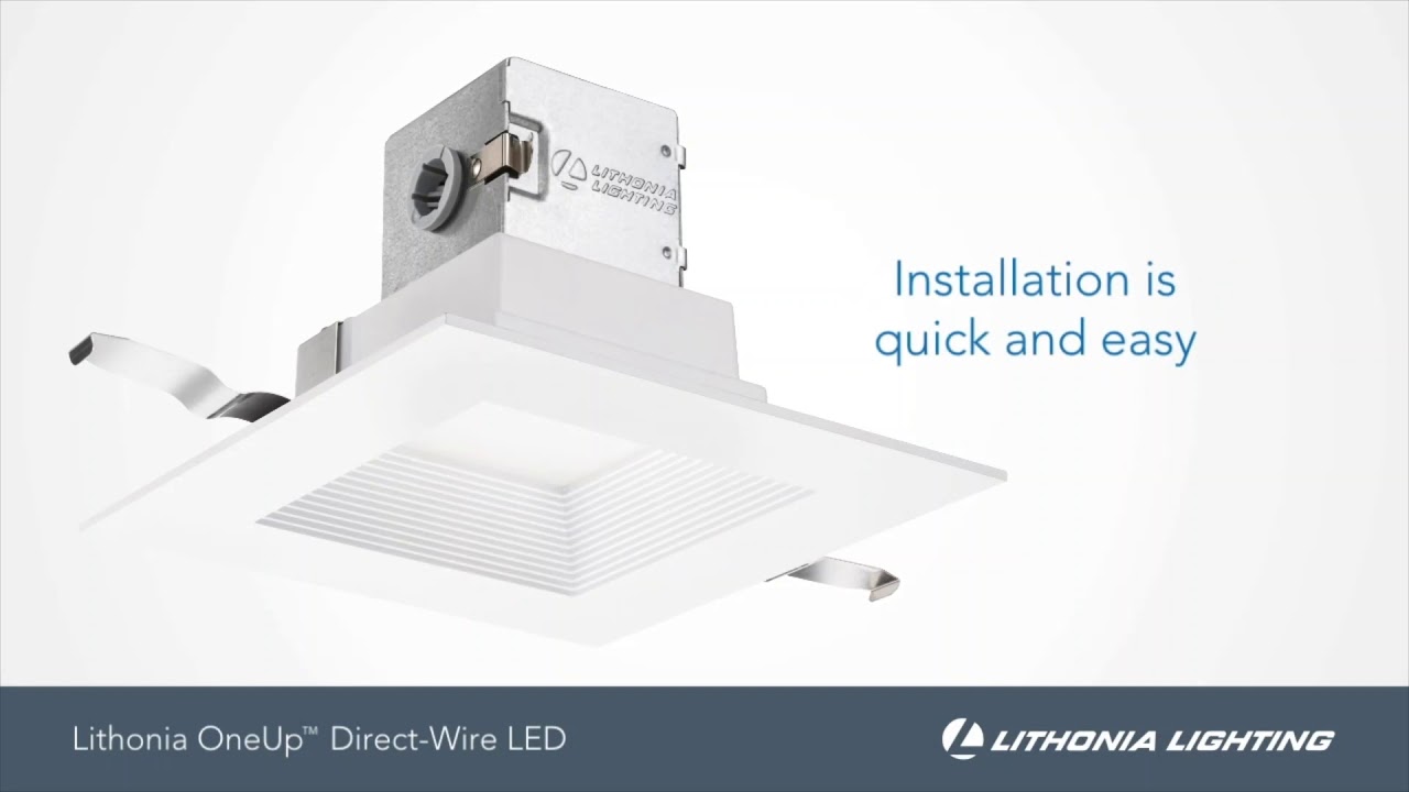 Lithonia Lighting® OneUp™ LED Downlight - YouTube