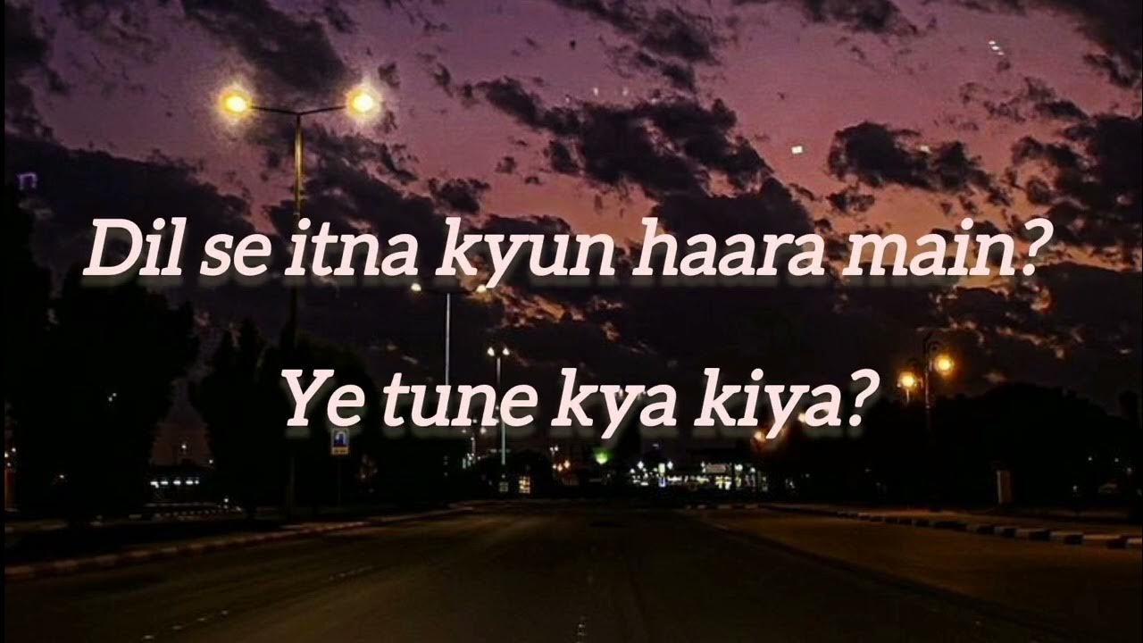 Ye tune kya Kiya song ~ singer: Javed Bashir, pritam chakraborty and Rajat Arora ️ ️ ️☺️☺️😊 ...