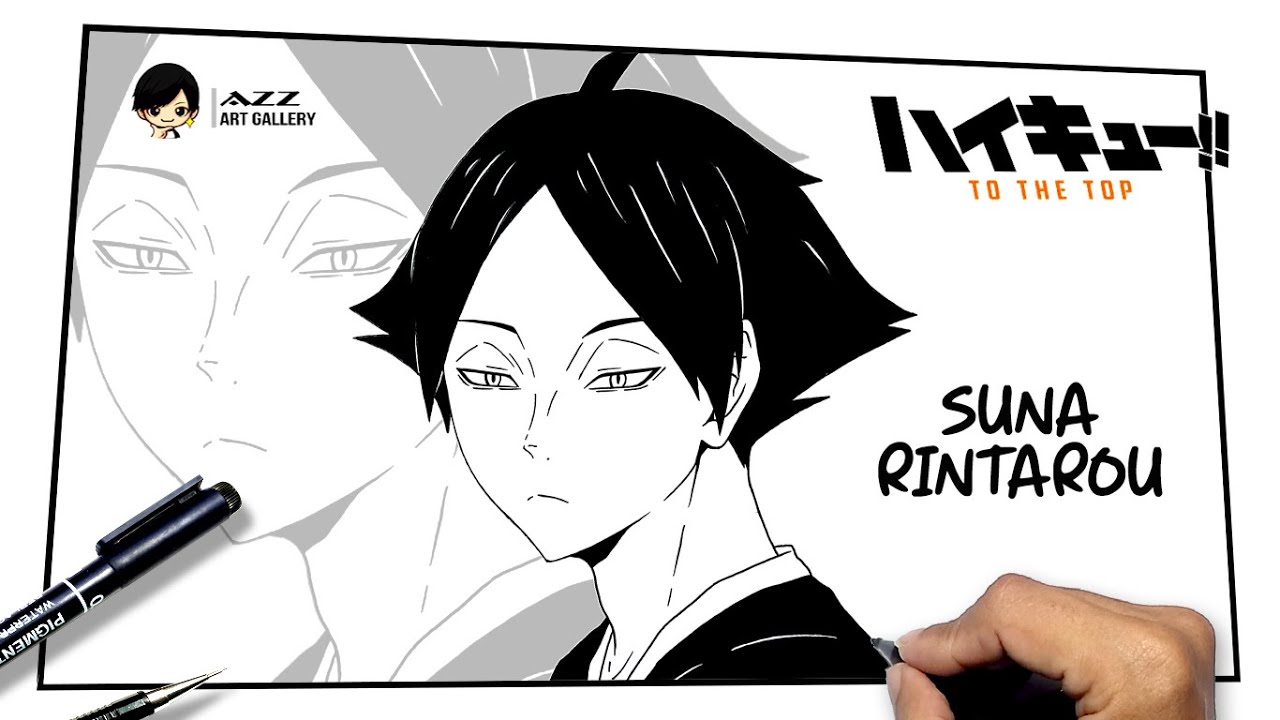How to draw Suna Rintarou from Haikyuu to the top - YouTube