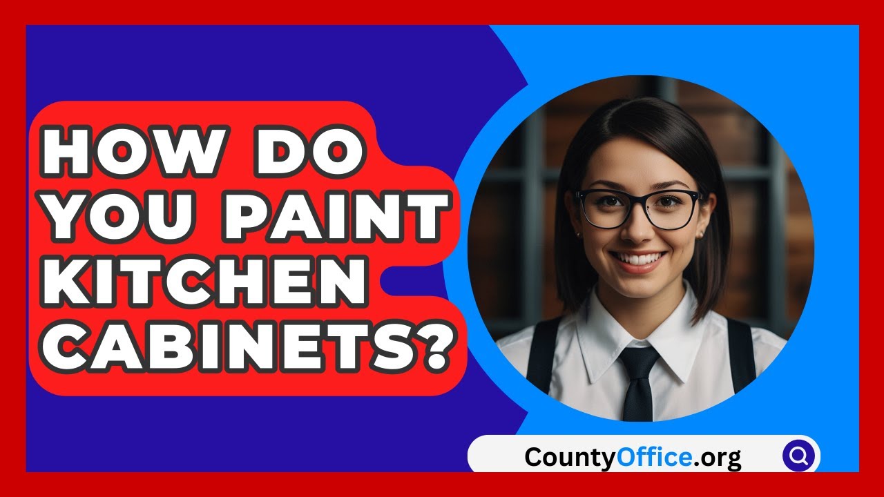 How Do You Paint Kitchen Cabinets? - CountyOffice.org - YouTube