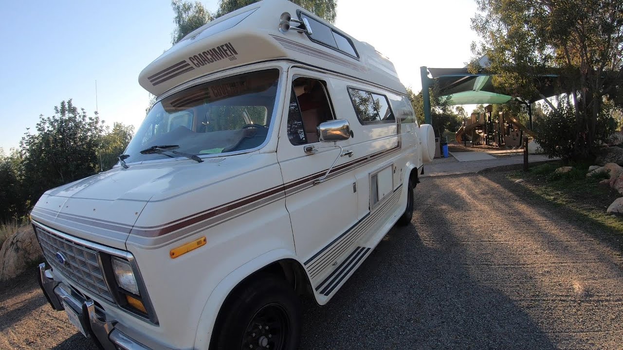 1991 Ford Coachmen 19RD Class B tour at Lake Jennings. San Diego ...