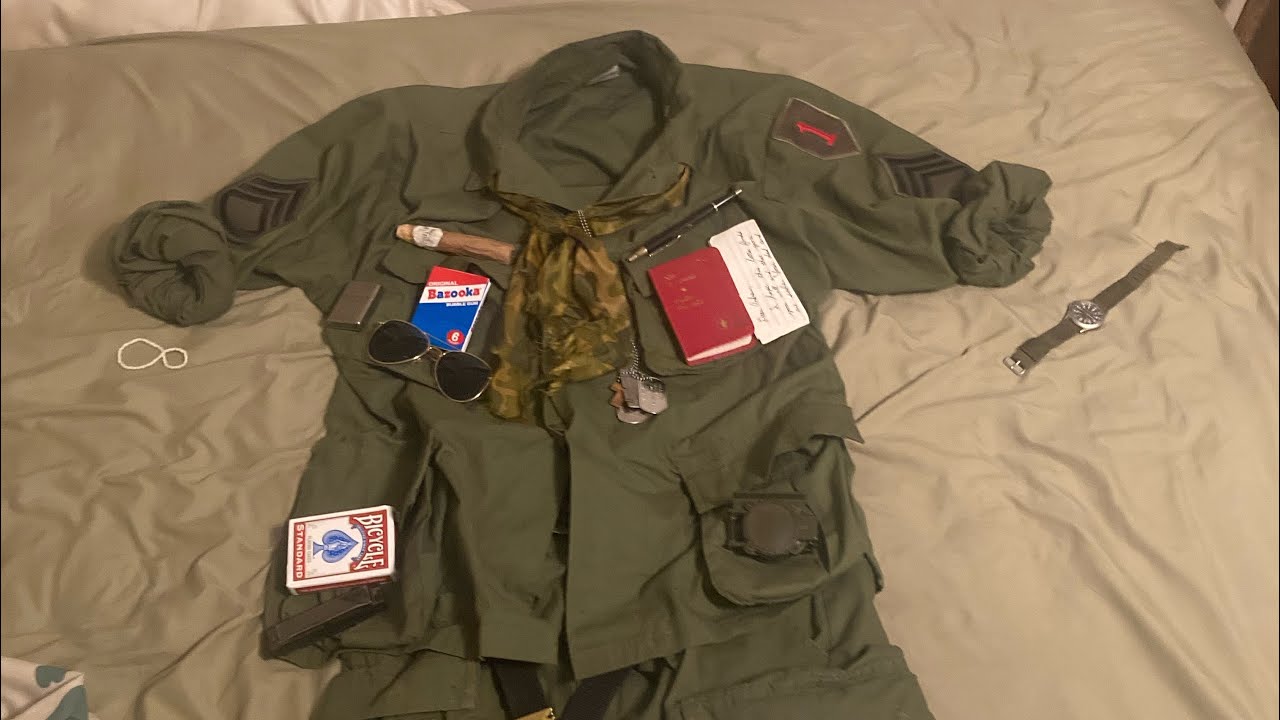 Vietnam war pocket litter - YouTube