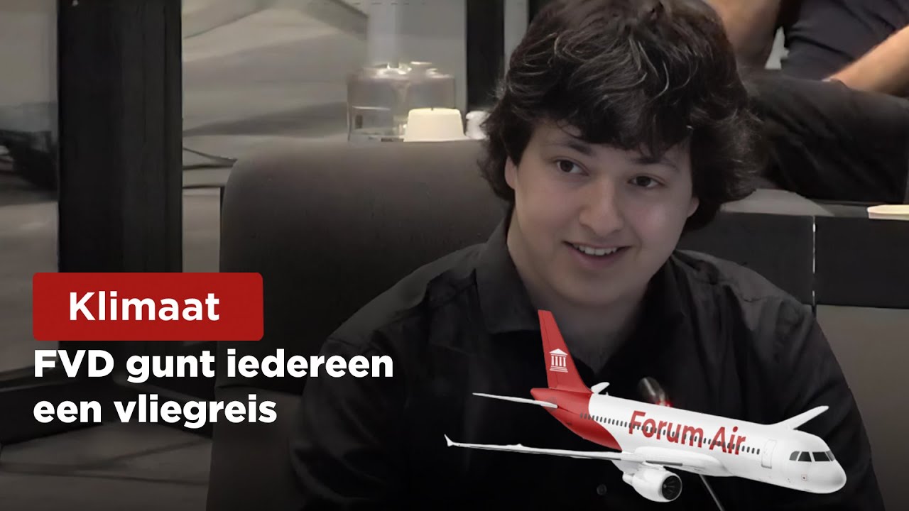 ️ FVD gunt iedereen een vliegreis en houdt links een spiegel voor ...