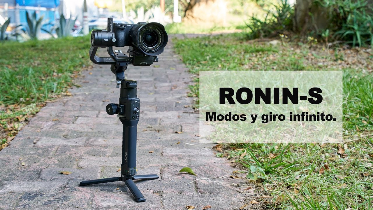 Ronin S en acción - modos y configuración de giro infinito. - YouTube