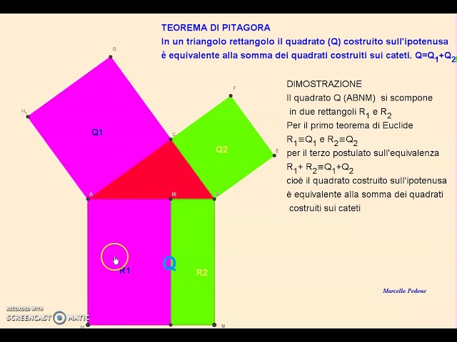 Dimostrazione Del Teorema Di Pitagora Utilizzando Triangoli Simili