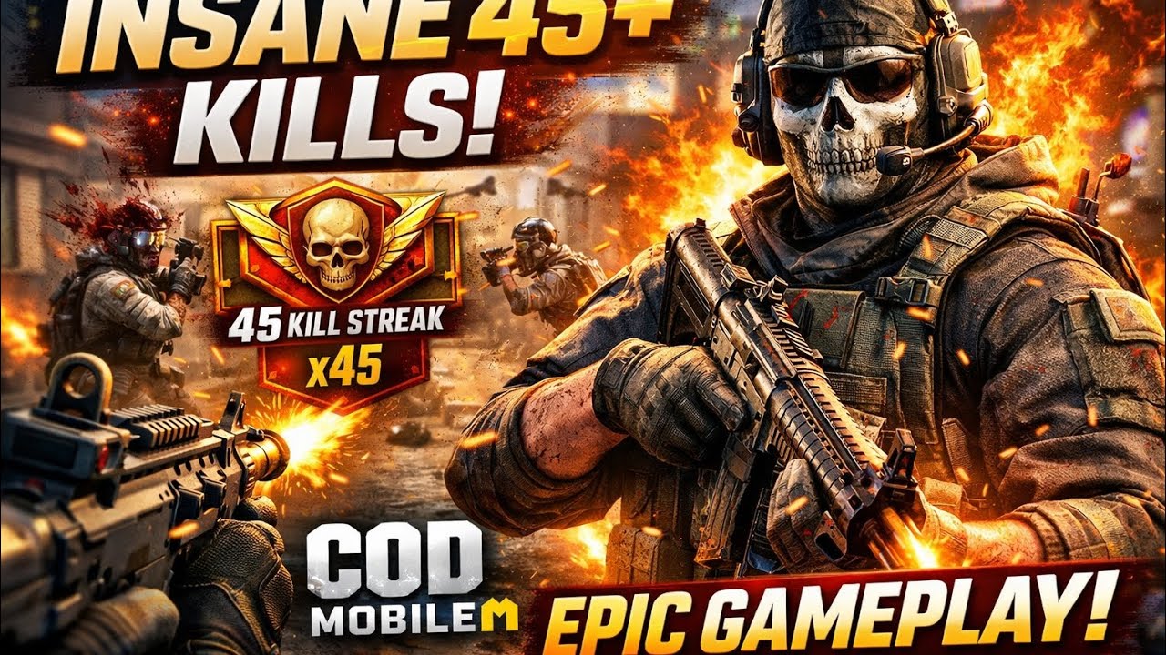 🔥 “COD Mobile INSANE 45+ KILLS Gameplay! | Most Unstoppable Kill Streak ...