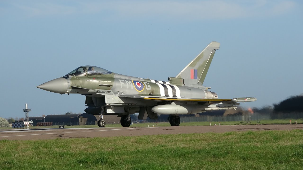 RAF Coningsby Spotting - Eurofighter Typhoon - ZK370 & ZJ913 (Moggy ...