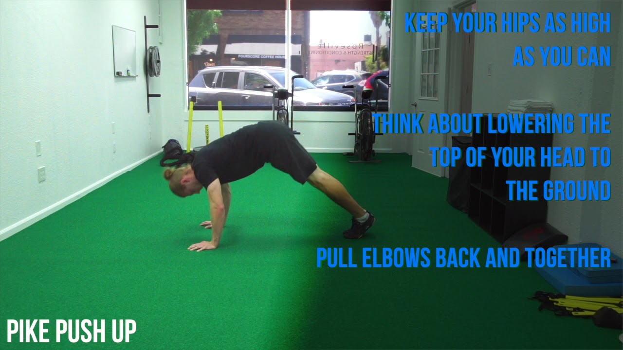 Pike Push Up - YouTube