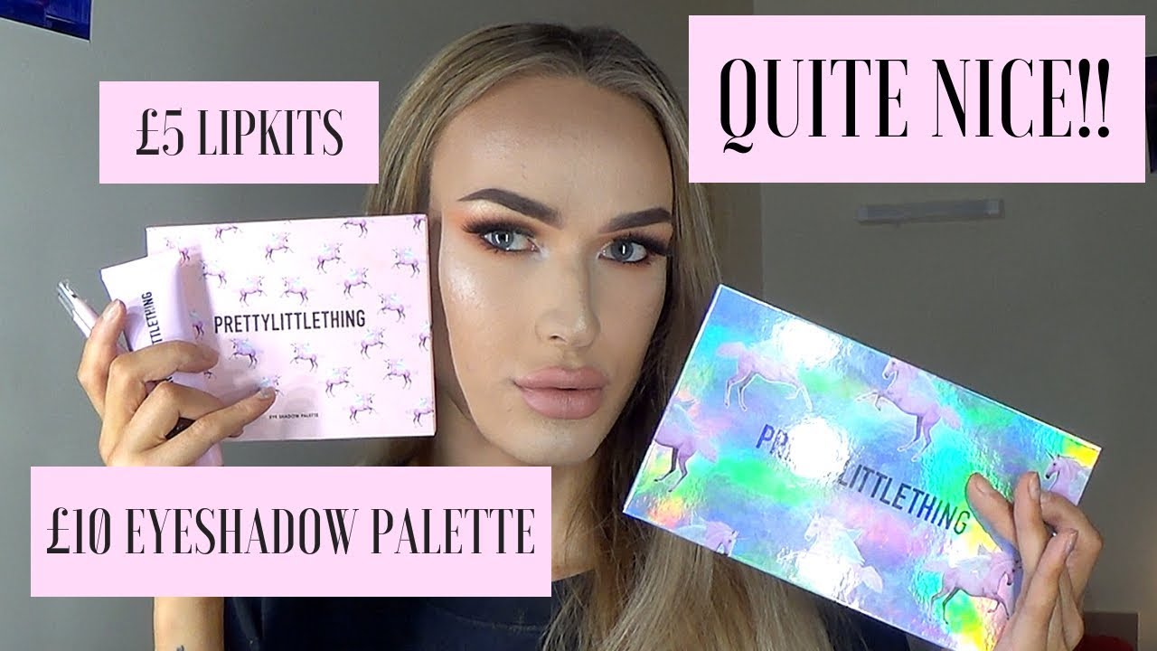 TESTING PRETTY LITTLE THING MAKEUP | THESOFIAELLE - YouTube