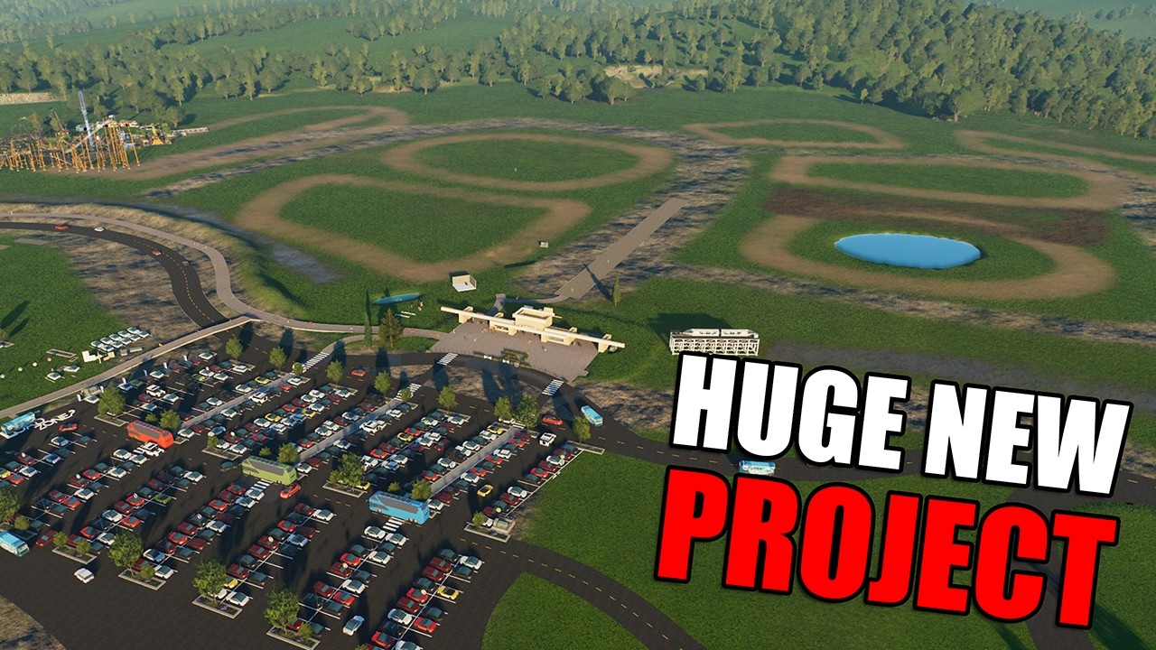 HUGE NEW PROJECT | Planet Coaster 2 Build Session #1 - YouTube