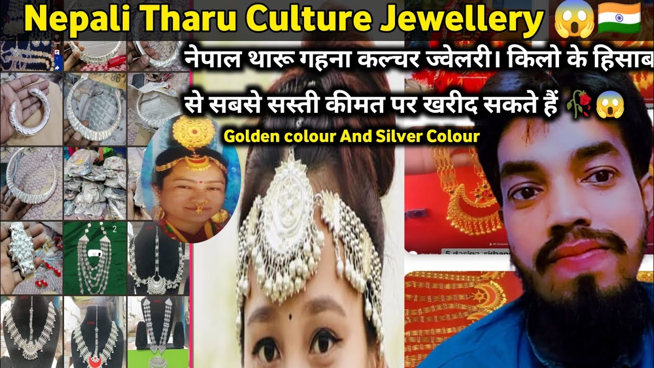 Tharu Culture Jewellery Manufacturers In Delhi India| Golden Silver ...
