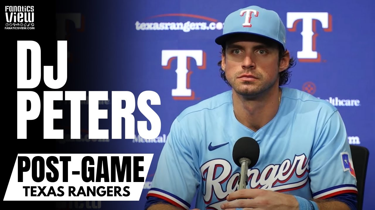DJ Peters Details Making Adjustments With Texas Rangers Resulting In ...
