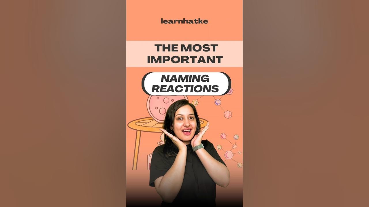 The most Important naming reactions | naming reactions | very important - YouTube