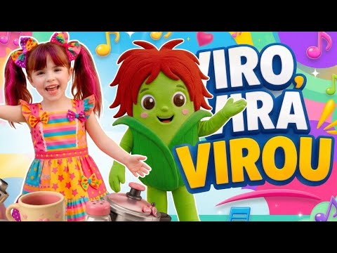 UMA CANECA UMA CHALEIRA 🫖☕ | Viro Vira Virou | Música Infantil para Dançar