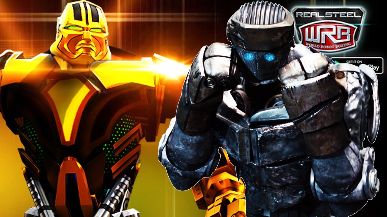 REAL STEEL WRB Zeus Gold VS Atom & Bluebot & Sarge & Aquabot - YouTube