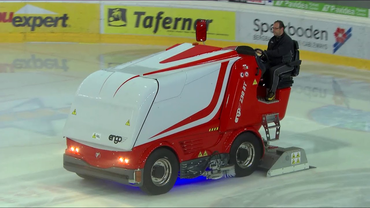 Ice resurfacing machine IceTiger - YouTube