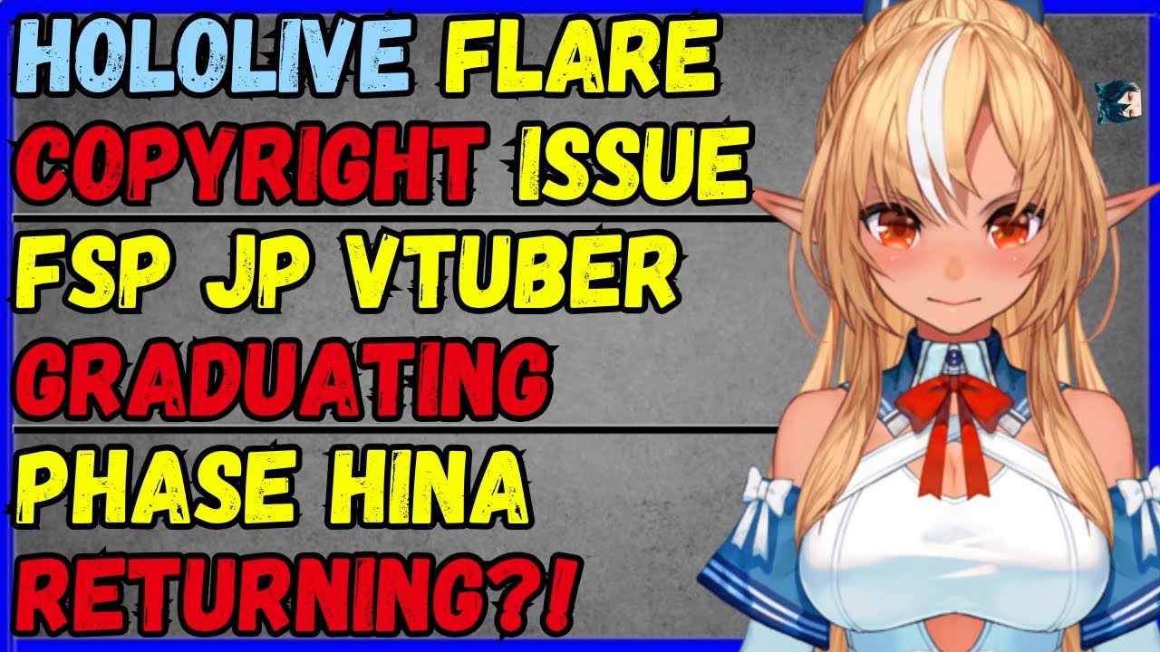 JP Vtuber graduation, Riki & Cersea monetized, Hololive Flare copyright issues? - YouTube