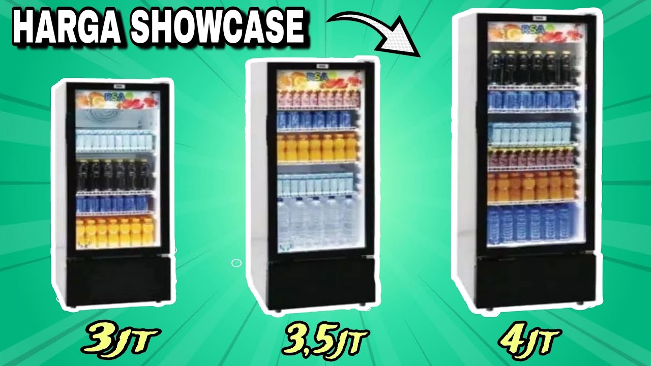 Beli showcase jual minuman dingin untuk para pelanggan rental ps - YouTube