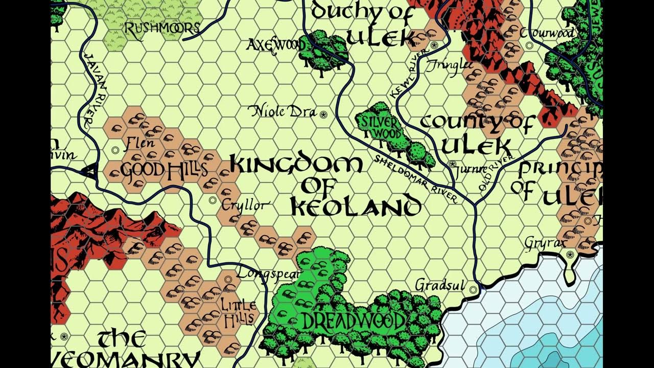 Keoland, Kingdom of (Remastered) excerpt from "The World of Greyhawk ...