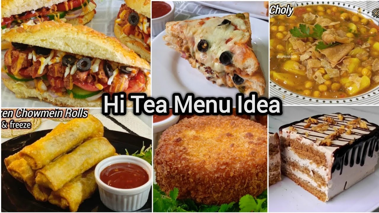 Hi-Tea Menu Ideas| How To Make Wonder Full Hi. Tea | Simple & Easy Hi ...