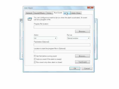 How To Set Unlimited Alarm Settings With The PC Alarm Clock - YouTube