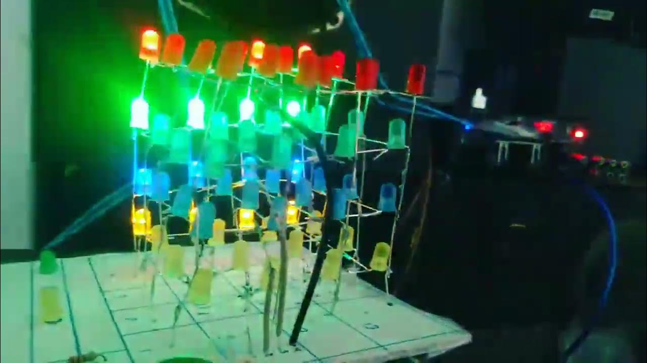 Arduino UNO project 4.4.4 led cube and software in description - YouTube