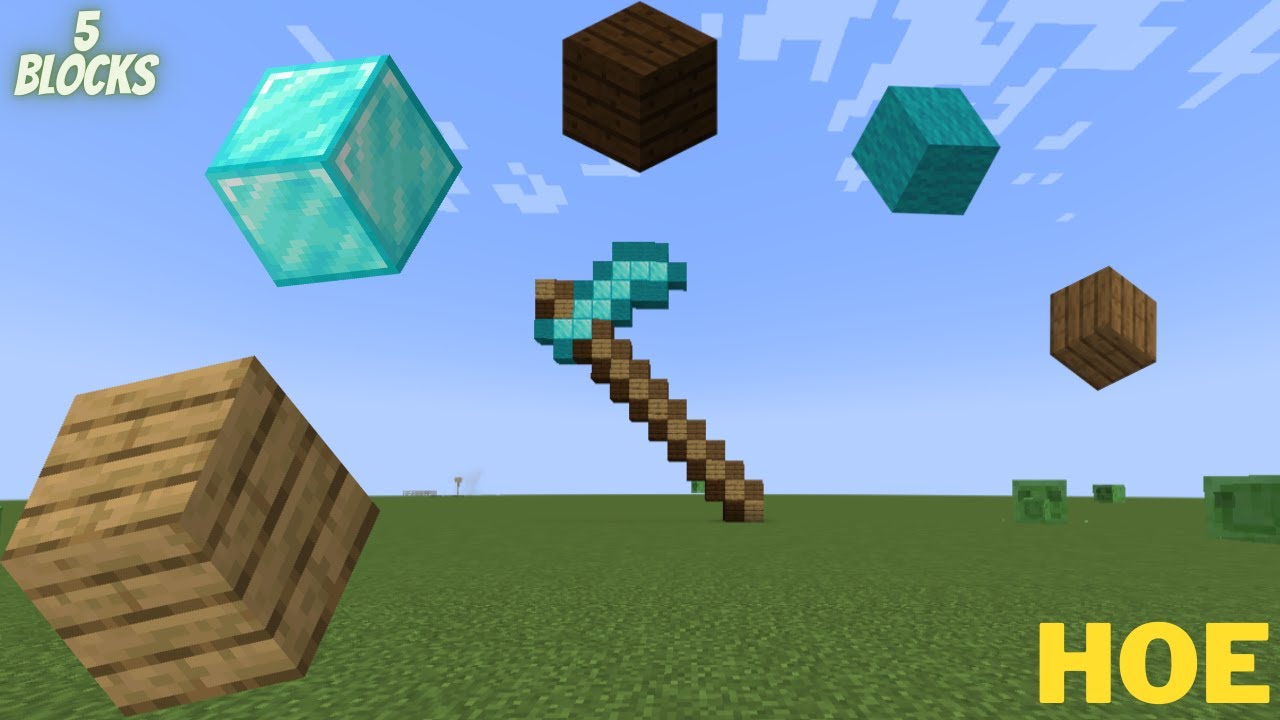 Minecraft Tutorial: How To Make A Diamond Axe #minecraft - YouTube