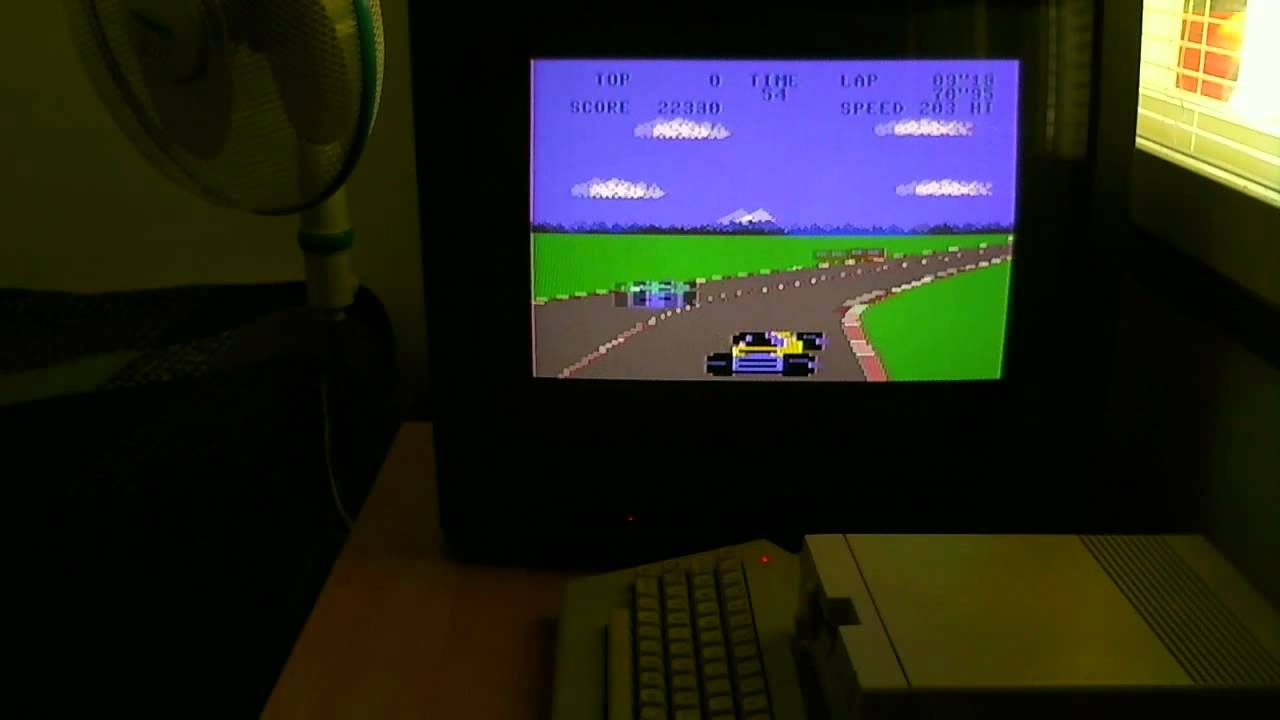 Pole Position on a Commodore 64 with commentary - YouTube