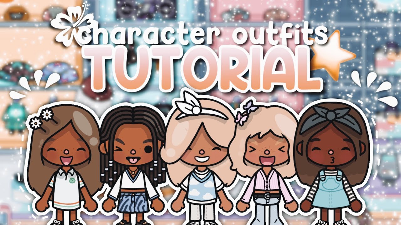 How to make 5 characters ⭐️🍒 ll *FREE TO USE* ll ItsTocaHailey - YouTube