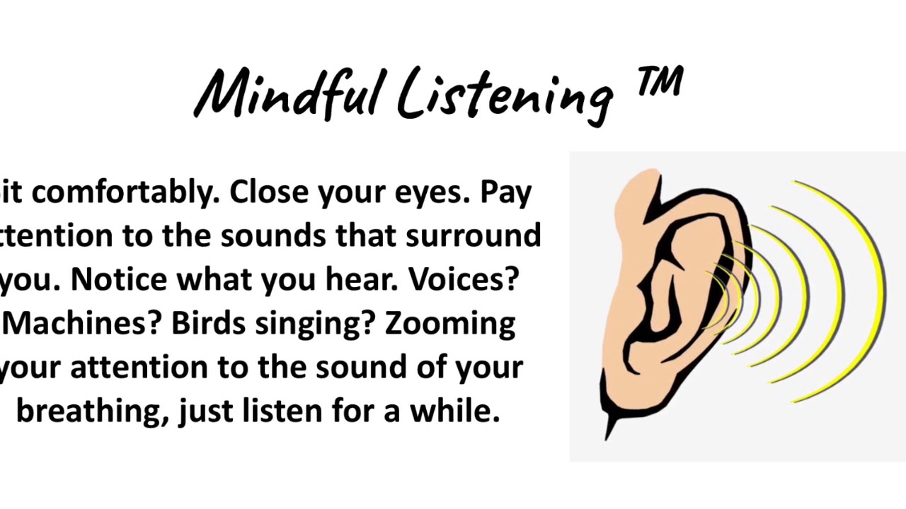 Mindful Listening Activity - YouTube