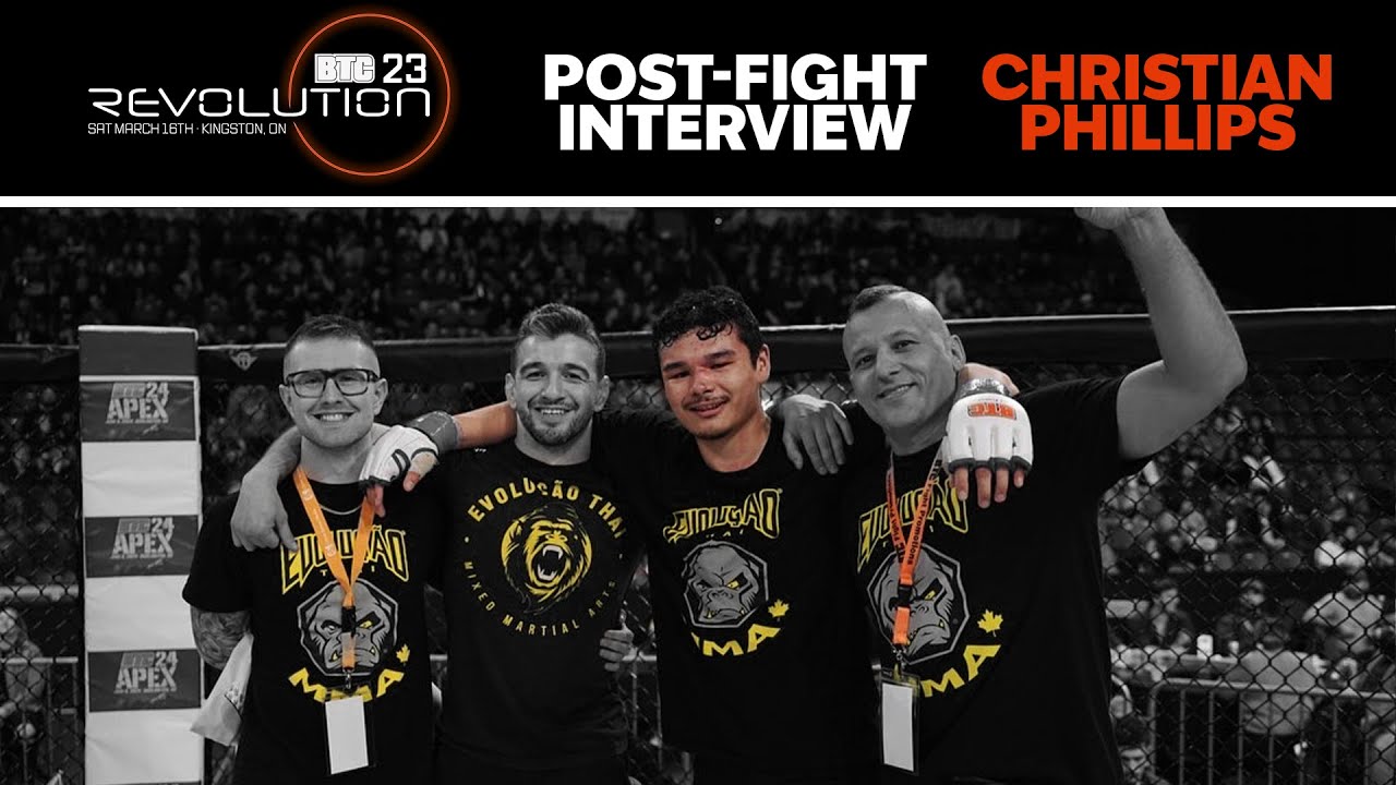 BTC 23 Post Fight Interview w/ Christian Phillips - YouTube