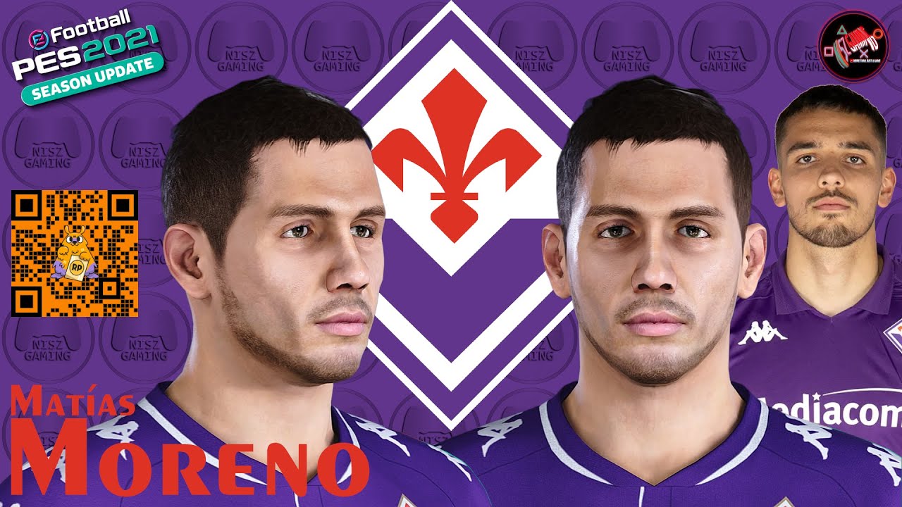 How to Create Face Matías Moreno 🇦🇷 Fiorentina | PES 2021 Face Build ...