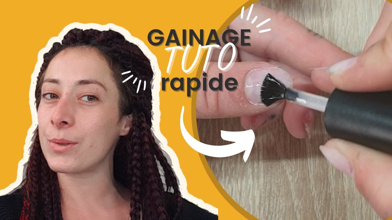 TUTO MANUCURE-GAINAGE FACILE ET RAPIDE - YouTube