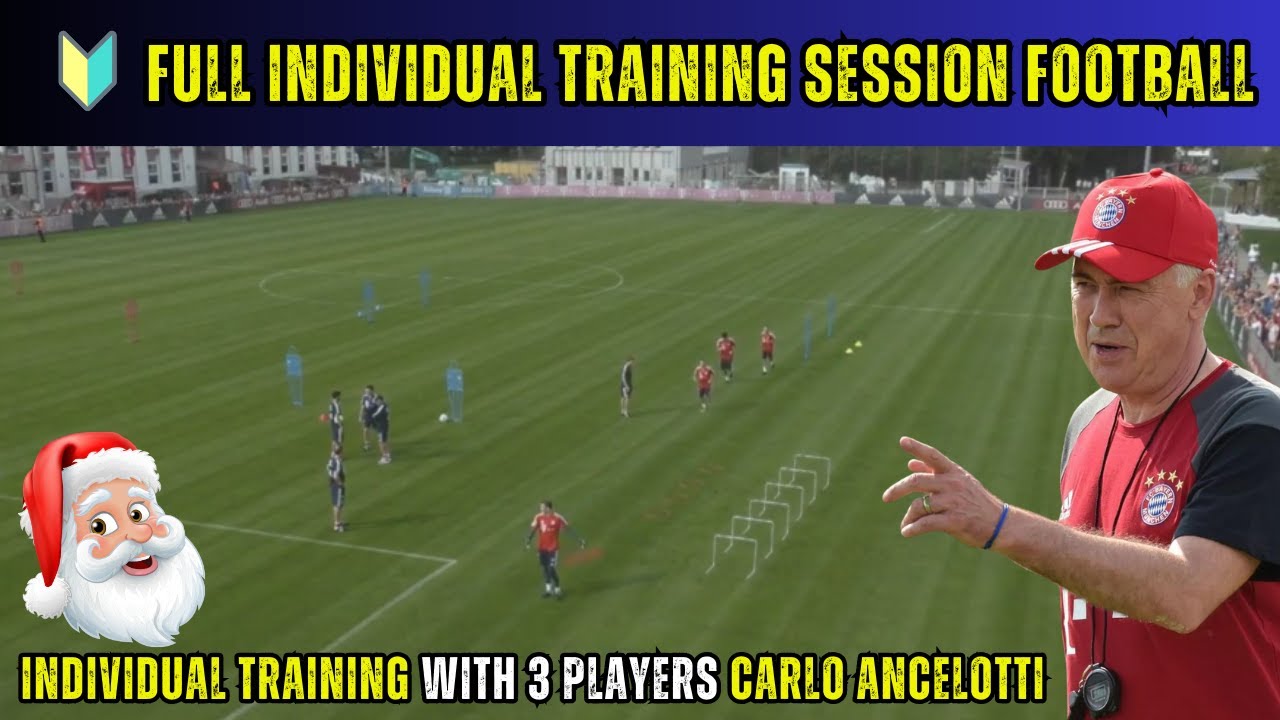 Full Individual Training Session Football / Individual Training With 3 ...