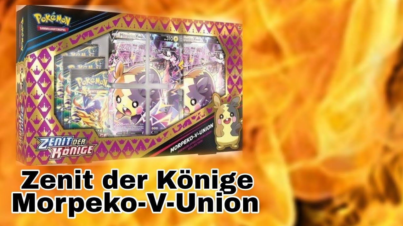 Pokemon Zenit der Könige Morpeko V Union Box - YouTube