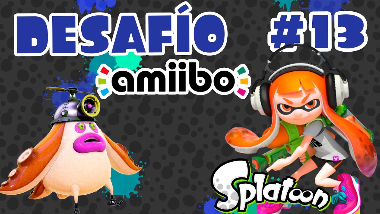 Desafío Amiibo #13 Inkling Chica - Splatoon - La fortaleza de los ...
