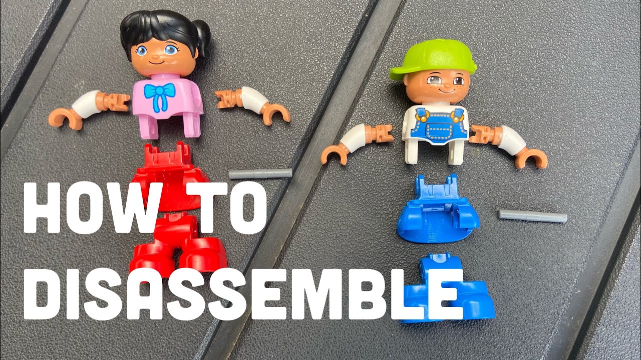 How to Disassemble Lego Duplo figures and improve articulation ...