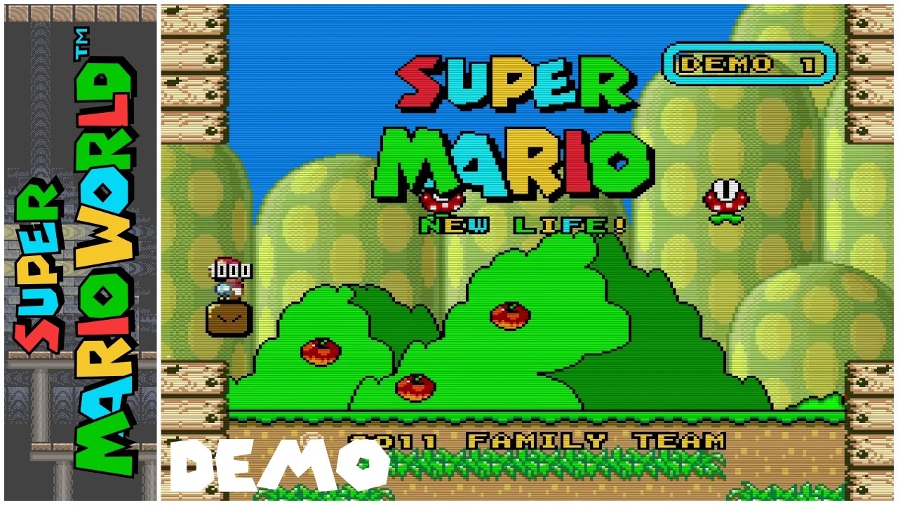 Super Mario New Life! (Demo) (2011) | Super Mario World Hack - YouTube