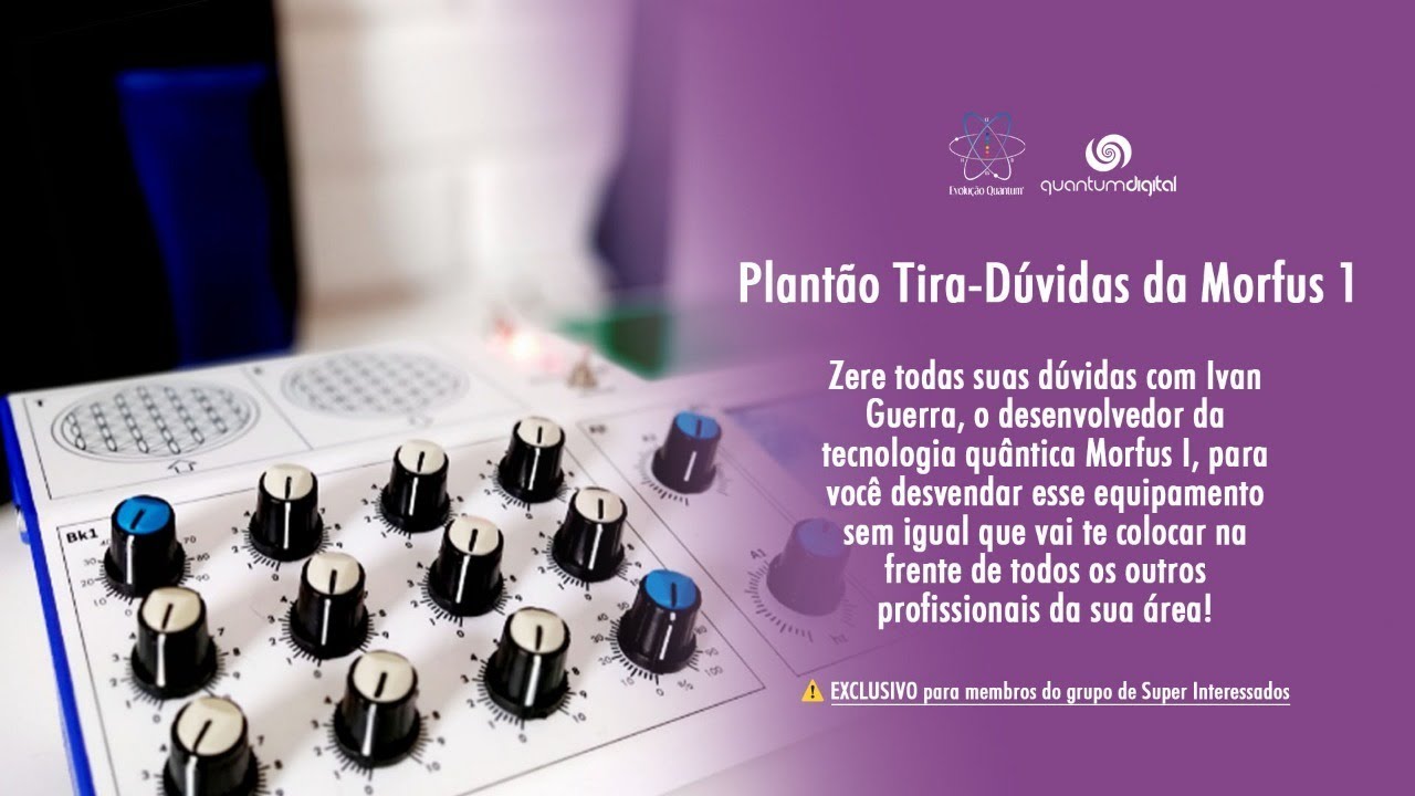 O QUE É A MORFUS? O QUE ELA FAZ? COMO USAR ESSE EQUIPAMENTO QUÂNTICO NA MINHA PROFISSÃO? - YouTube