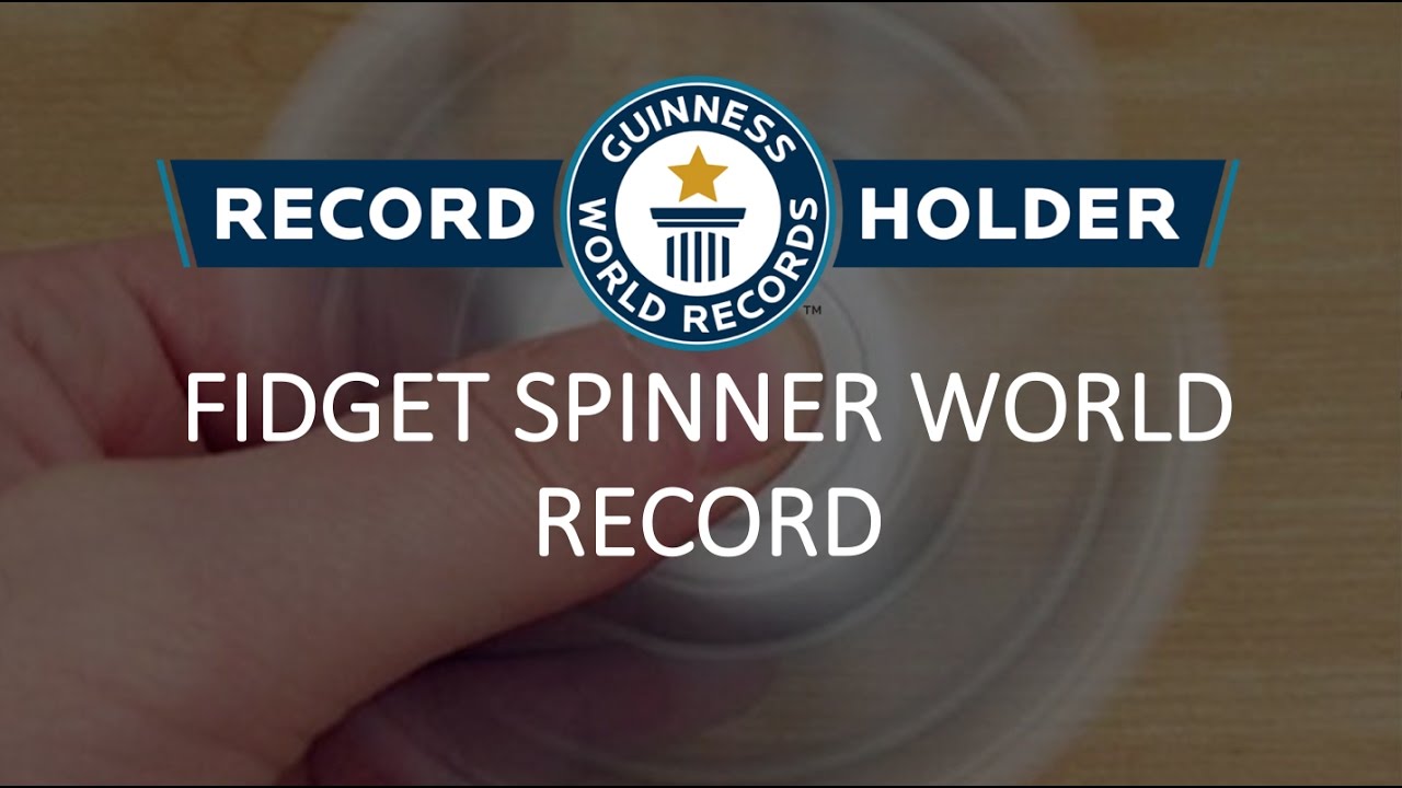 Guinness World Record Fidget spinner!! (9 Mins) - YouTube