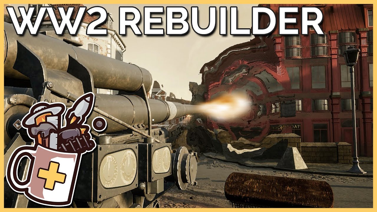 Rapid DEMOLITION With 8.8 cm Flack Canon! | WW2 Rebuilder - YouTube