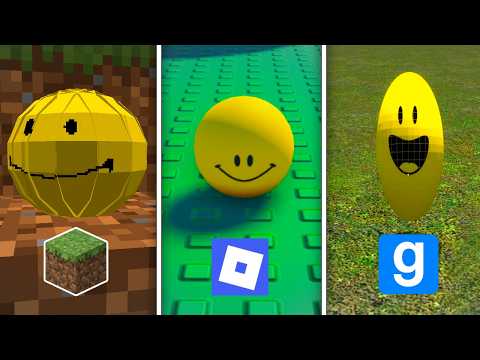 Minecraft vs Roblox vs Garry's Mod – Verity Roblox Chase Test