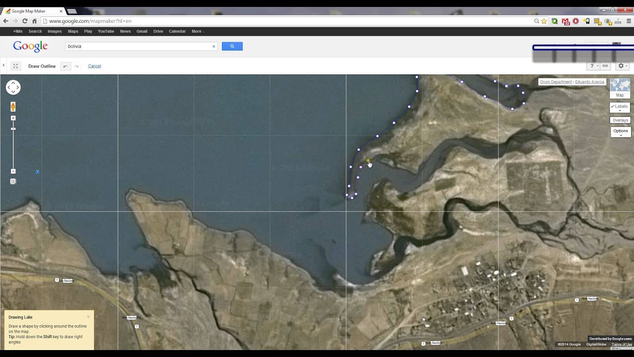 Google Mapmaker (Google Maps) Easy Toturial/ ---Add Lake--- / Tutorial Nr.4 - YouTube
