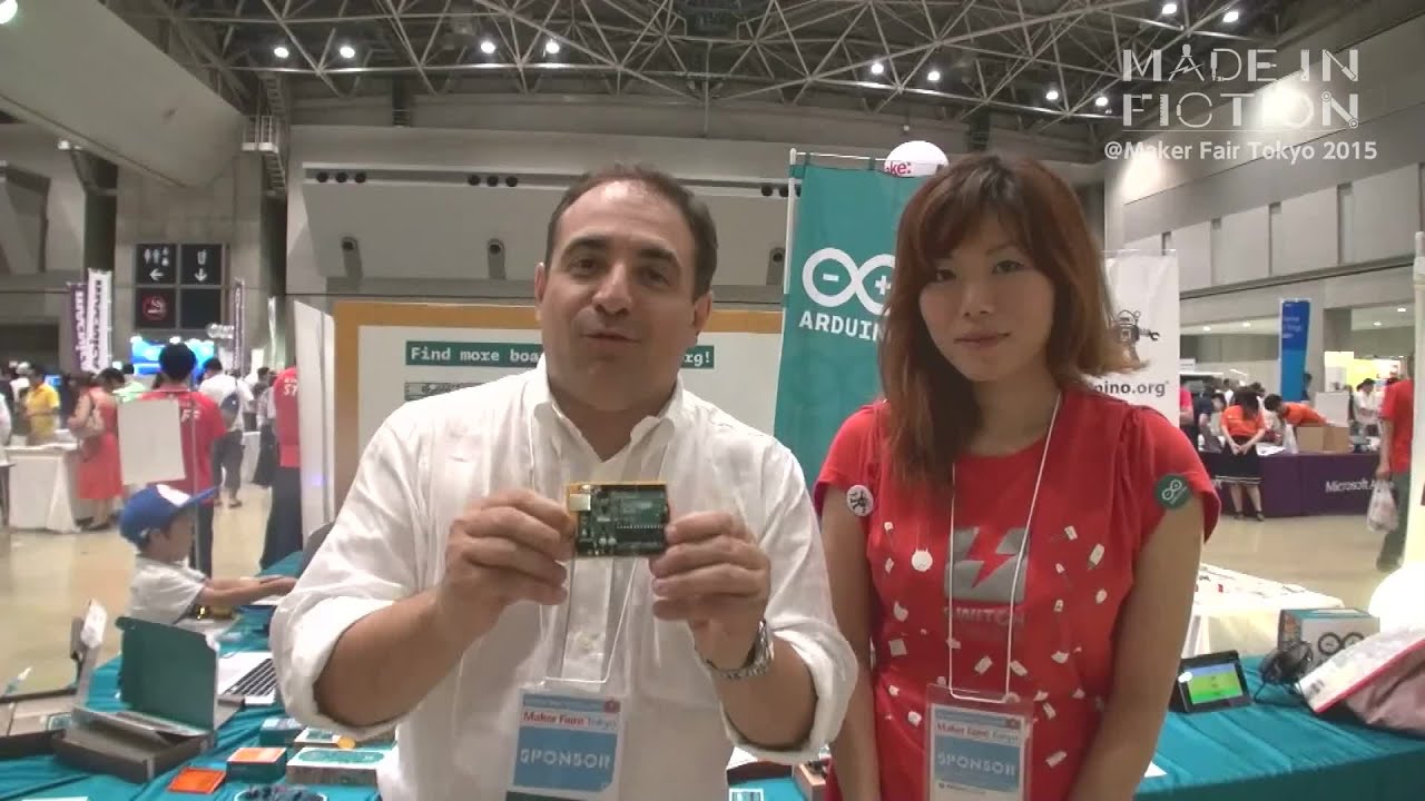 【MADE IN FICTION】Arduino Srl CEOのFederico Musto氏から梨衣名へ応援コメント！ - YouTube
