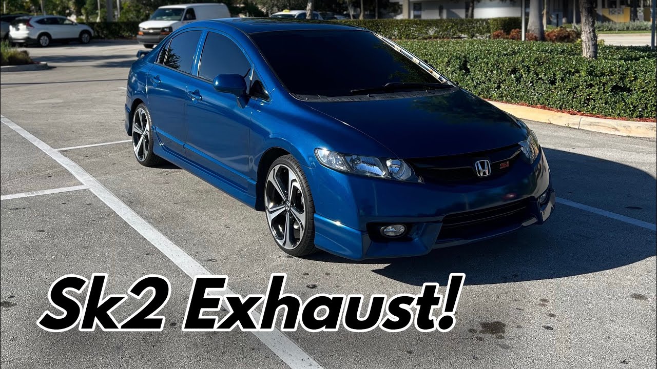 Civic Si Skunk2 exhaust install | First vid - YouTube