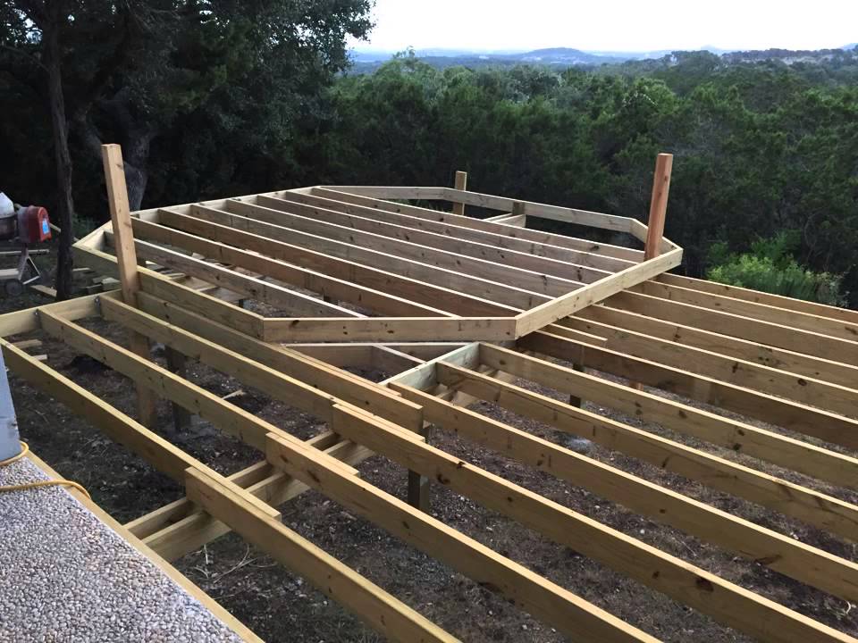 Deck built by Solid Rock Construction - YouTube