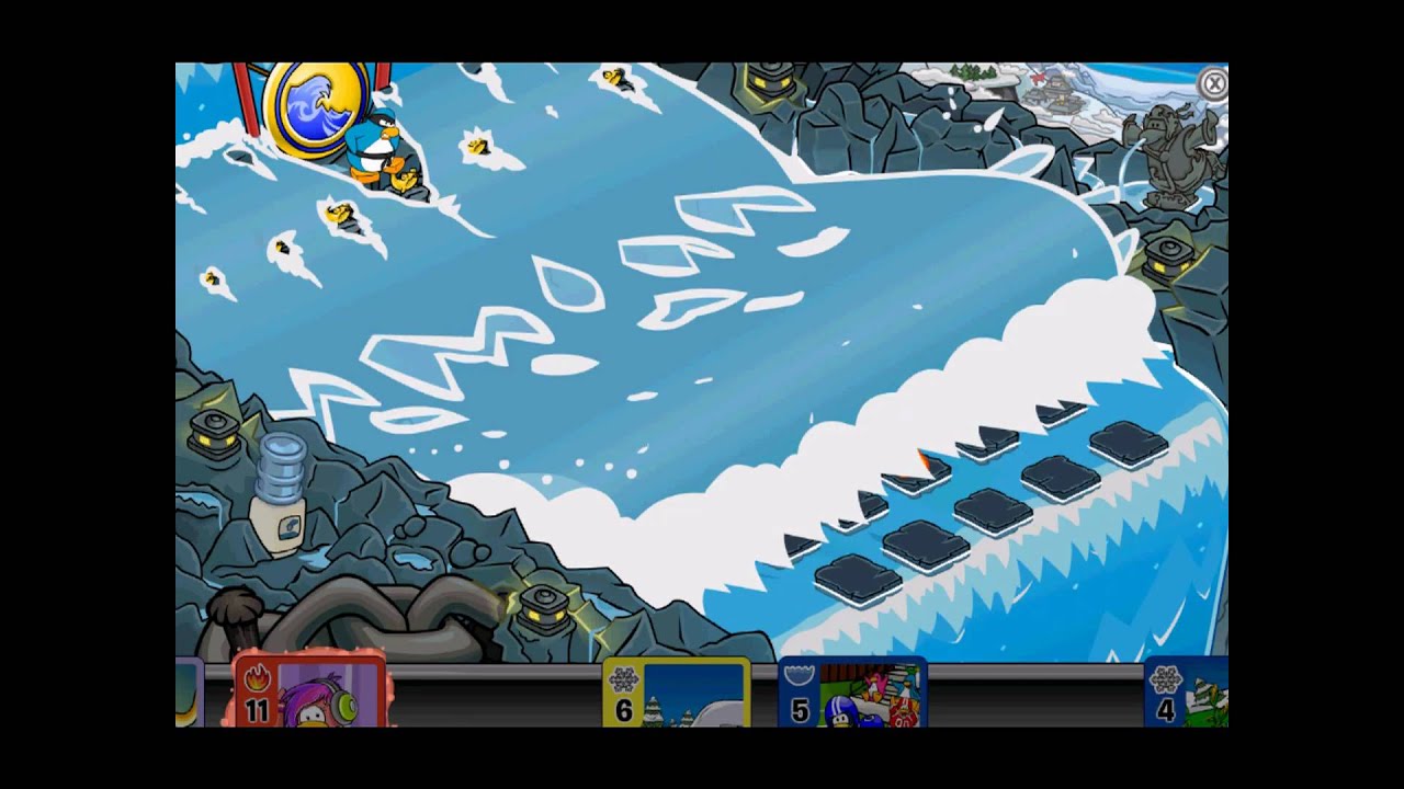 Club Penguin Cheats - How To Beat Water Sensei In Card Jitsu Water ...