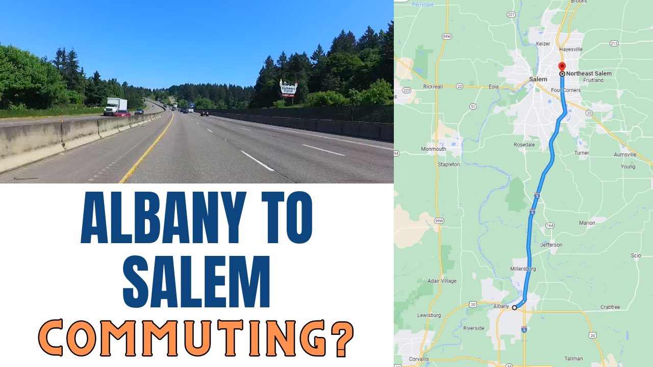 Commuting Between ALBANY And SALEM, Oregon Driving Tour| Albany & Salem ...
